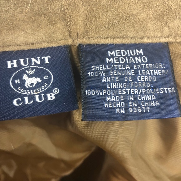 Hunt Club | Jackets & Coats | Vintage Hunt Club Leather Jacket | Poshmark